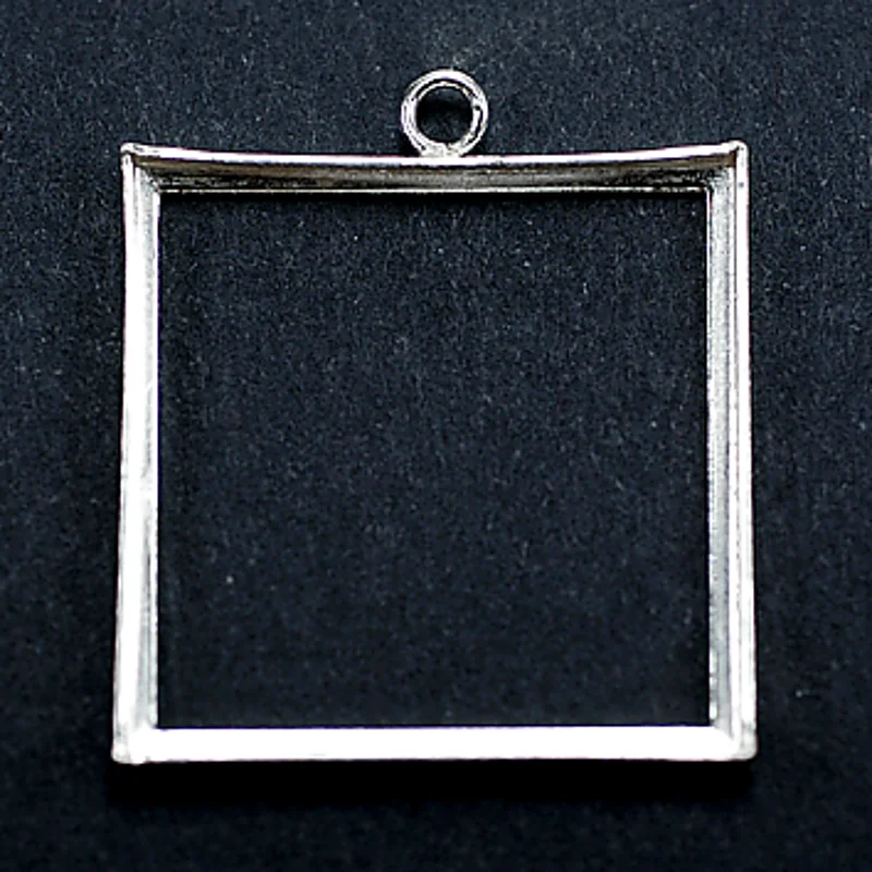 ENGARCE CUADRADO 25MM PLATA DE LEY - 2UDS | Hobbyland