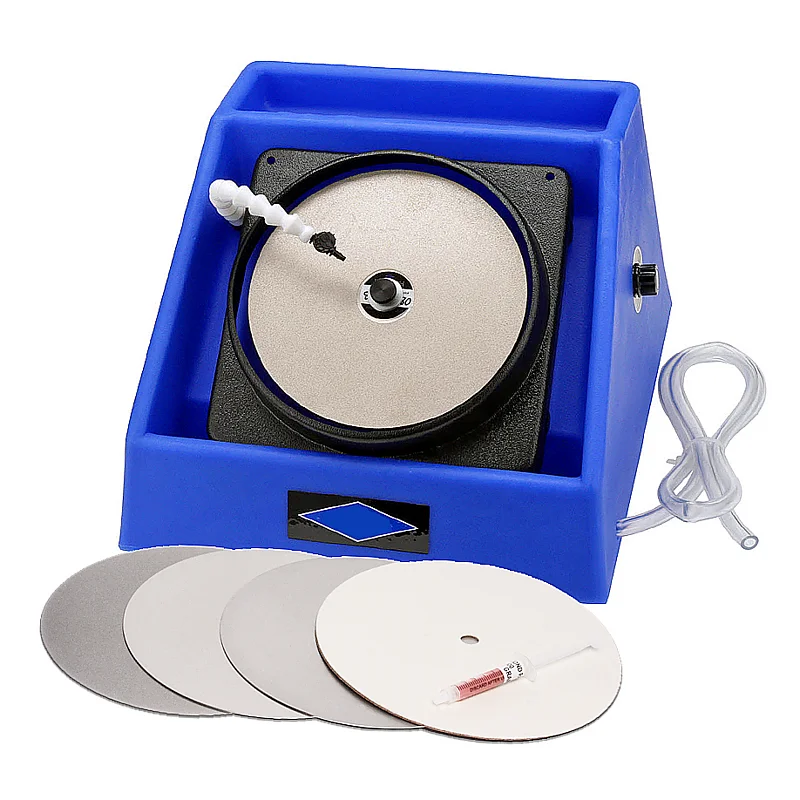 DIAMOND ANGLED LAP MACHINE D. 200 MM KIT W. 5 DISCS | Hobbyland